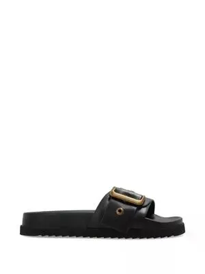 ALLSAINTS Ellie Buckle Sandals - Black