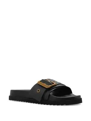 ALLSAINTS Ellie Buckle Sandals - Black