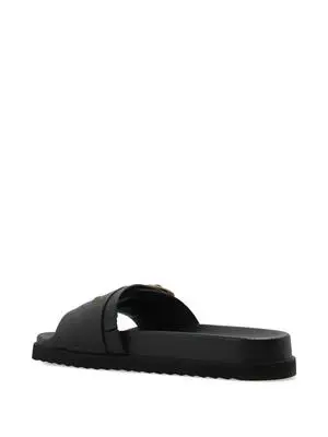 ALLSAINTS Ellie Buckle Sandals - Black
