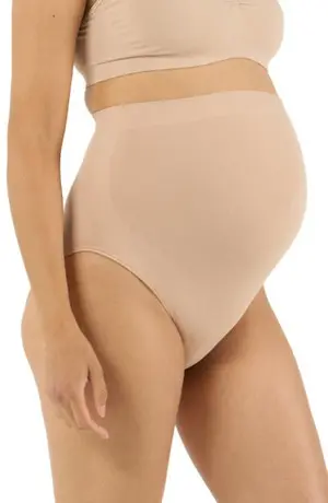 CACHE COEUR Essentiel Seamless Maternity Maxi Brief - Black