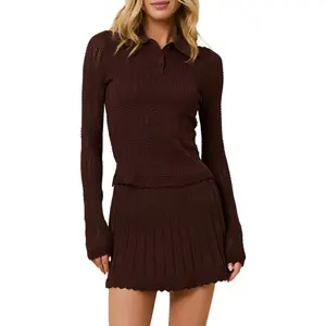 Solid & Striped Collared Sweaters For Women