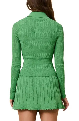 Solid & Striped Debra Knit Sweater - Turtle Green