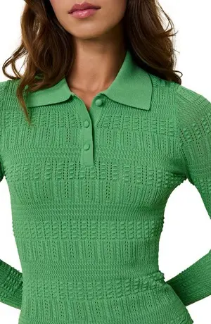 Solid & Striped Debra Knit Sweater - Turtle Green