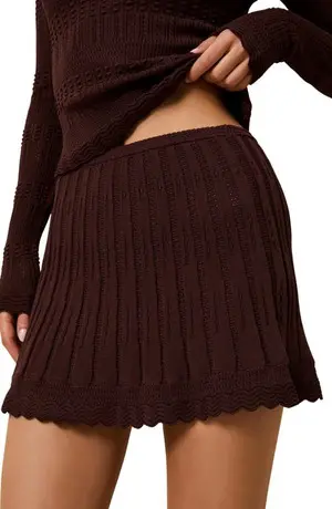 Solid & Striped The Orlena Rib Miniskirt