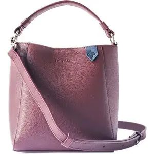 TIN MARIN Yaya Leather Bucket Bag Burgundy
