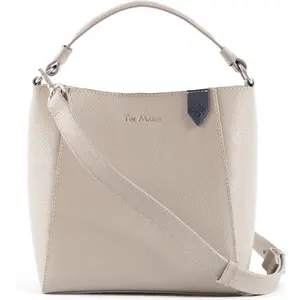 TIN MARIN Yaya Leather Bucket Bag Gray