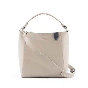 TIN MARIN Yaya Leather Bucket Bag - Gray