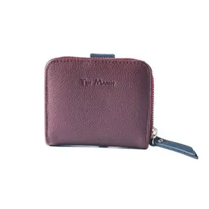 TIN MARIN Camila Small Leather Wallet - Burgundy
