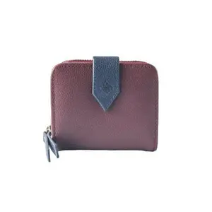 TIN MARIN Camila Small Leather Wallet - Burgundy