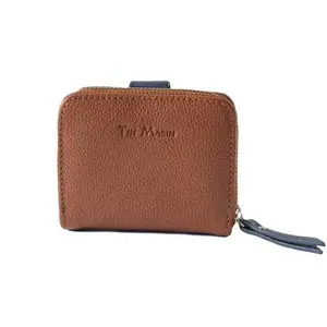 TIN MARIN Camila Small Leather Wallet Tan