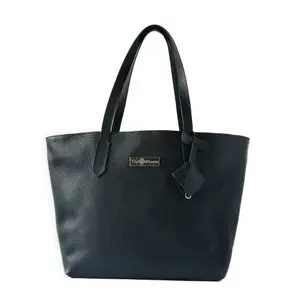 TIN MARIN Martina Leather Tote Bag - Black
