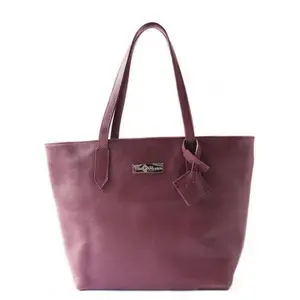 TIN MARIN Martina Leather Tote Burgundy
