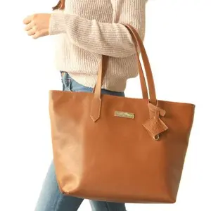 TIN MARIN Martina Leather Tote Bag - Tan