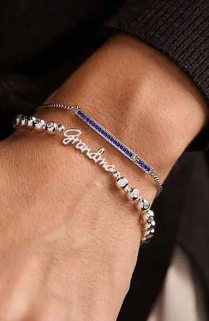 ALEX AND ANI Grandma Elongated Crystal Bracelet