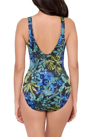 Miraclesuit Gasparilla Escape One-piece Swimsuit - Black/multi