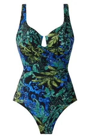 Miraclesuit Gasparilla Escape One-piece Swimsuit - Black/multi