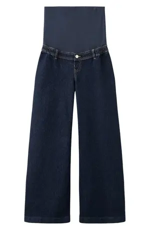 Mango Over-the-bump Wide-leg Maternity Jeans