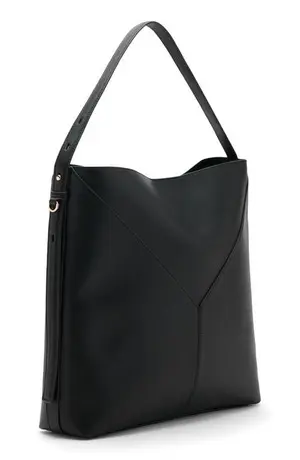 Mango Large Faux Leather Bucket Bag