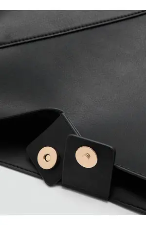 Mango Faux Leather Bucket Bag