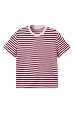 Mango Stripe T-shirt - Pastel Pink