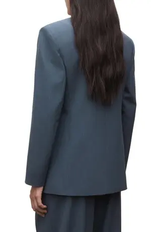 Mango Double Breasted Suit Jacket