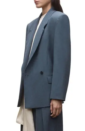 Mango Double Breasted Suit Jacket