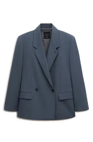Mango Double Breasted Suit Jacket