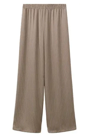 Mango Stripe Satin Pants
