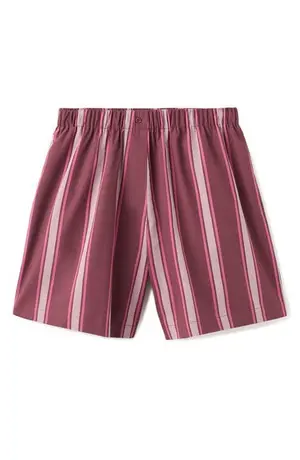 Mango Stripe Pajama Shorts
