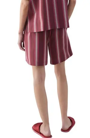 Mango Stripe Pajama Shorts