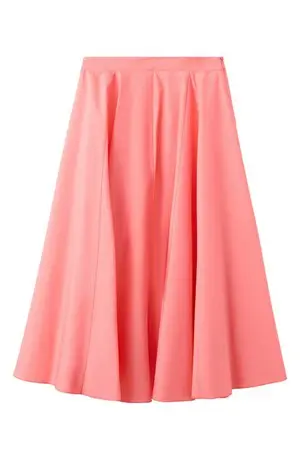 Mango Flared Midi Skirt