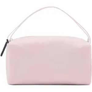 Mango Nylon Top Handle Bag - Pale Pink