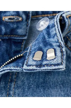 Mango Mid-rise Balloon Jeans - Medium Blue