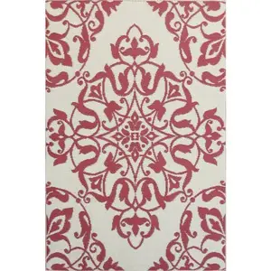 MAD MATS New Wrought Iron Rug - Deep Red - 5'x8'