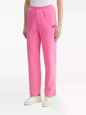 American Vintage Plizzy Logo-print Trousers - Pink