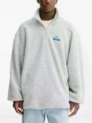 American Vintage Hoktown Half-zip Sweatshirt - Grey