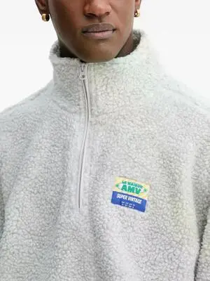American Vintage Hoktown Half-zip Sweatshirt - Grey