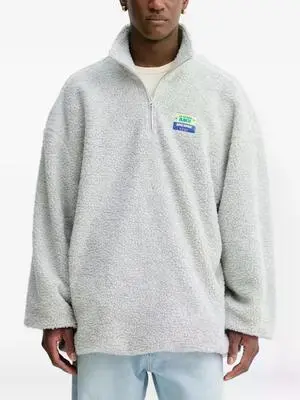 American Vintage Hoktown Half-zip Sweatshirt - Grey
