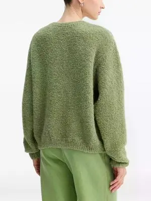 American Vintage Zolly Textured Cardigan - Green