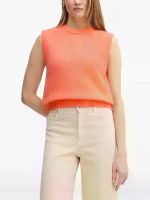 American Vintage Vitow Knitted Vest - Orange
