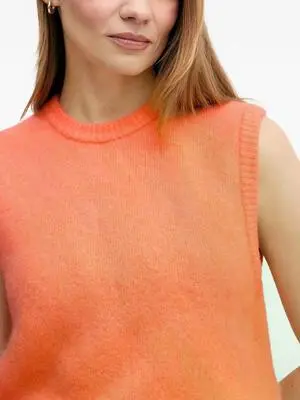 American Vintage Vitow Knitted Vest - Orange
