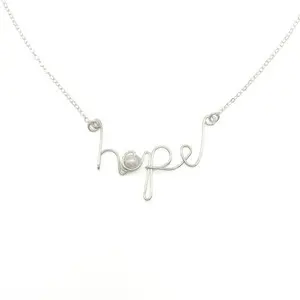 ALEGRIA ACCESSORIES Hope Sterling Necklace
