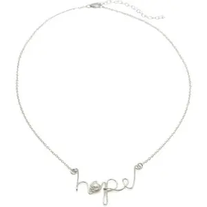 ALEGRIA ACCESSORIES Hope Sterling Necklace - Silver