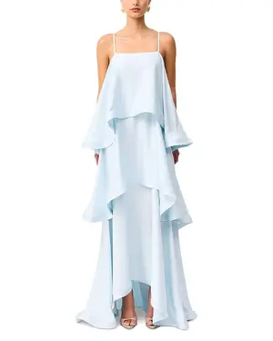 ELLIATT Tilly Tiered Maxi Dress - Blue