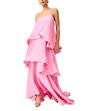 ELLIATT Tilly Tiered Maxi Dress - Pink