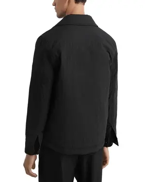 REISS Quilted Overcoat