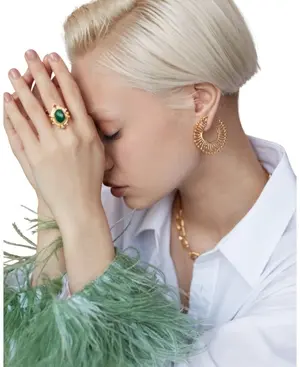 OTTOMAN HANDS Raina Crystal Ring