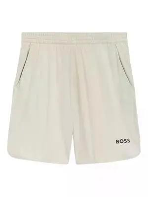 BOSS Logo Track Shorts - Neutrals