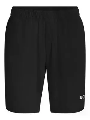 BOSS Logo Track Shorts - Black