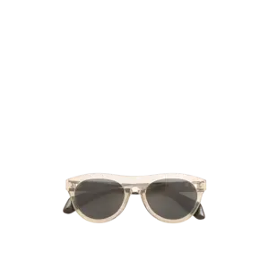 Moncler Splash Oval Sunglasses - White